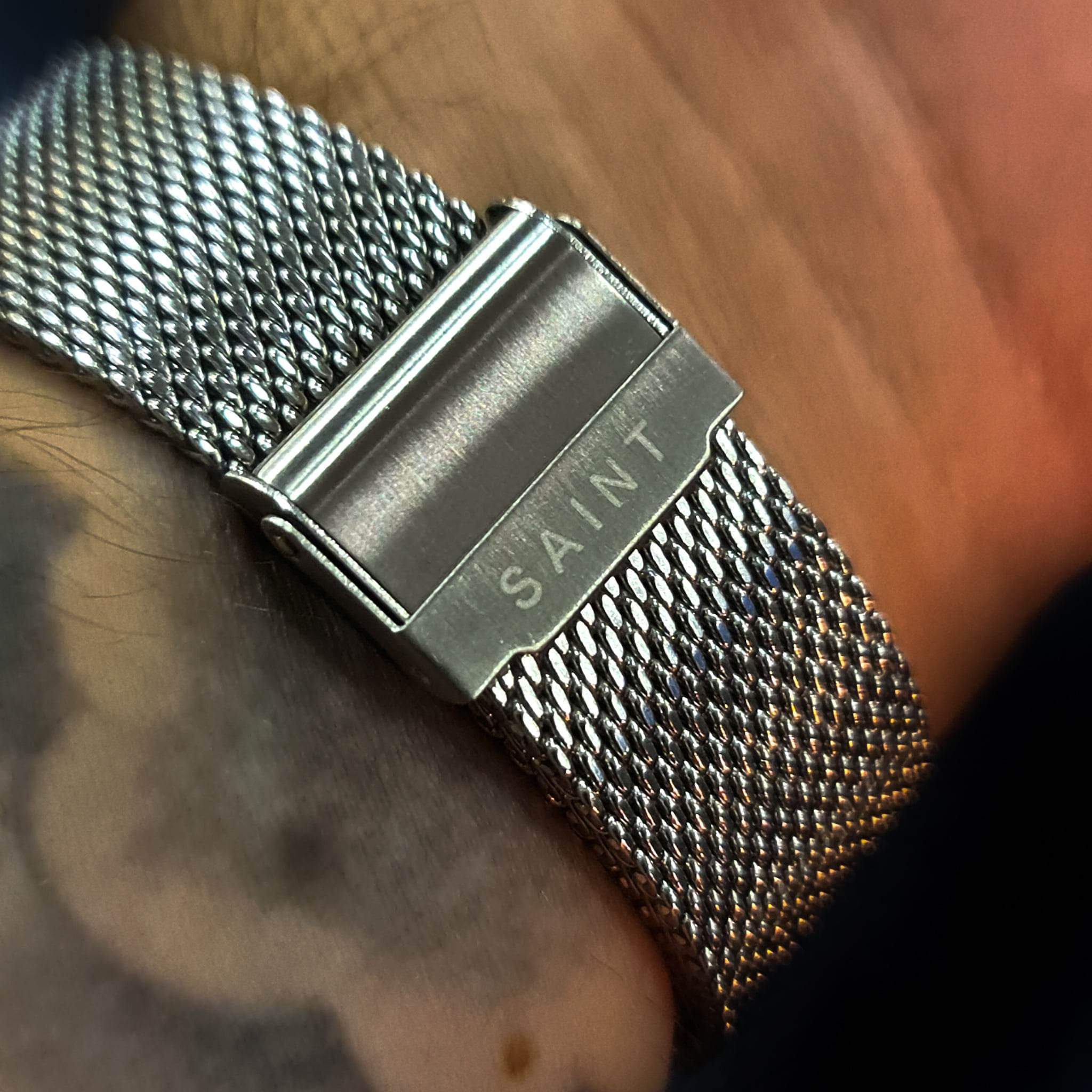 Stainless Steel Mesh Strap – Saint automatic watches
